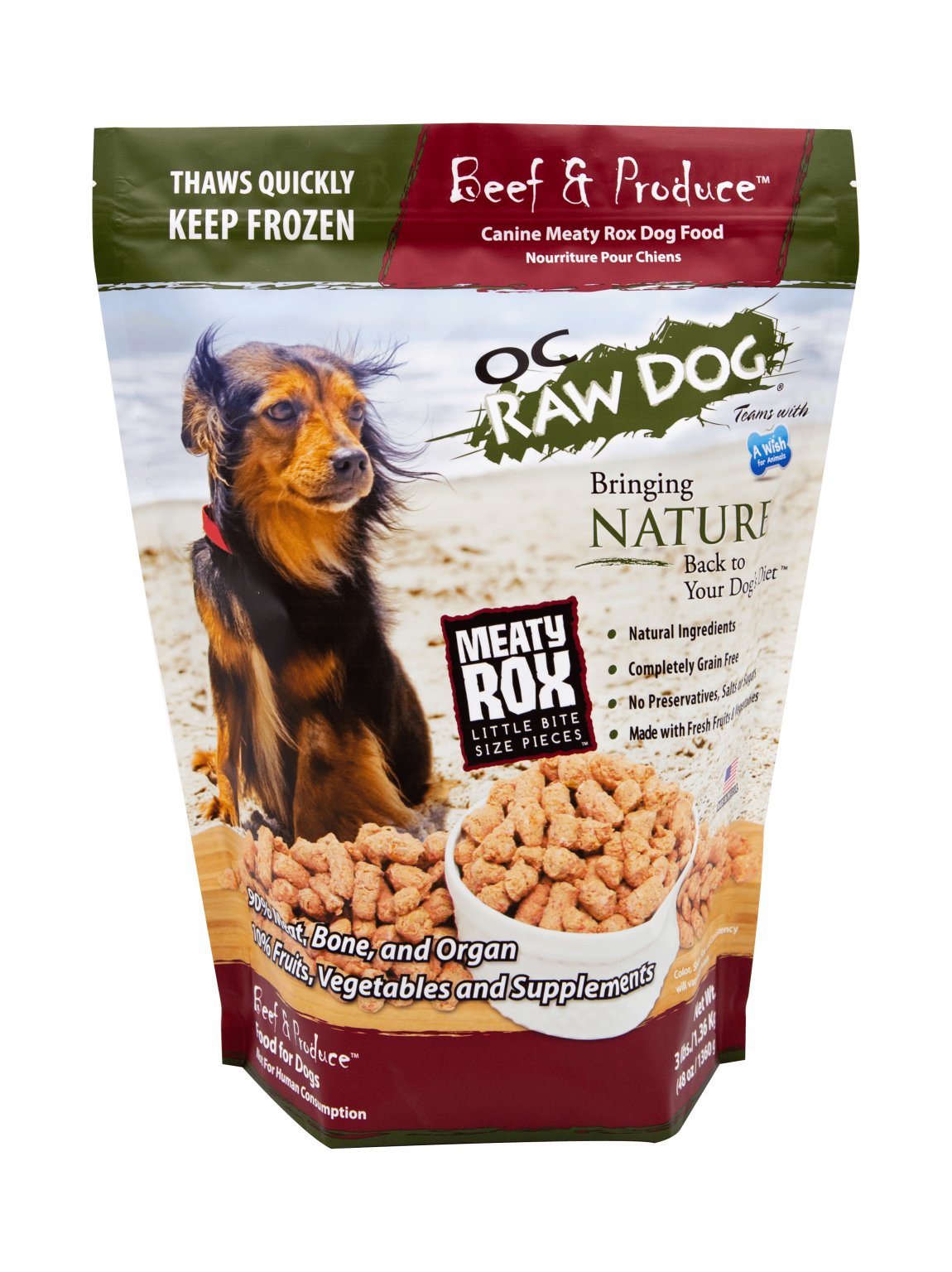 Beef & Produce – OC Raw Dog