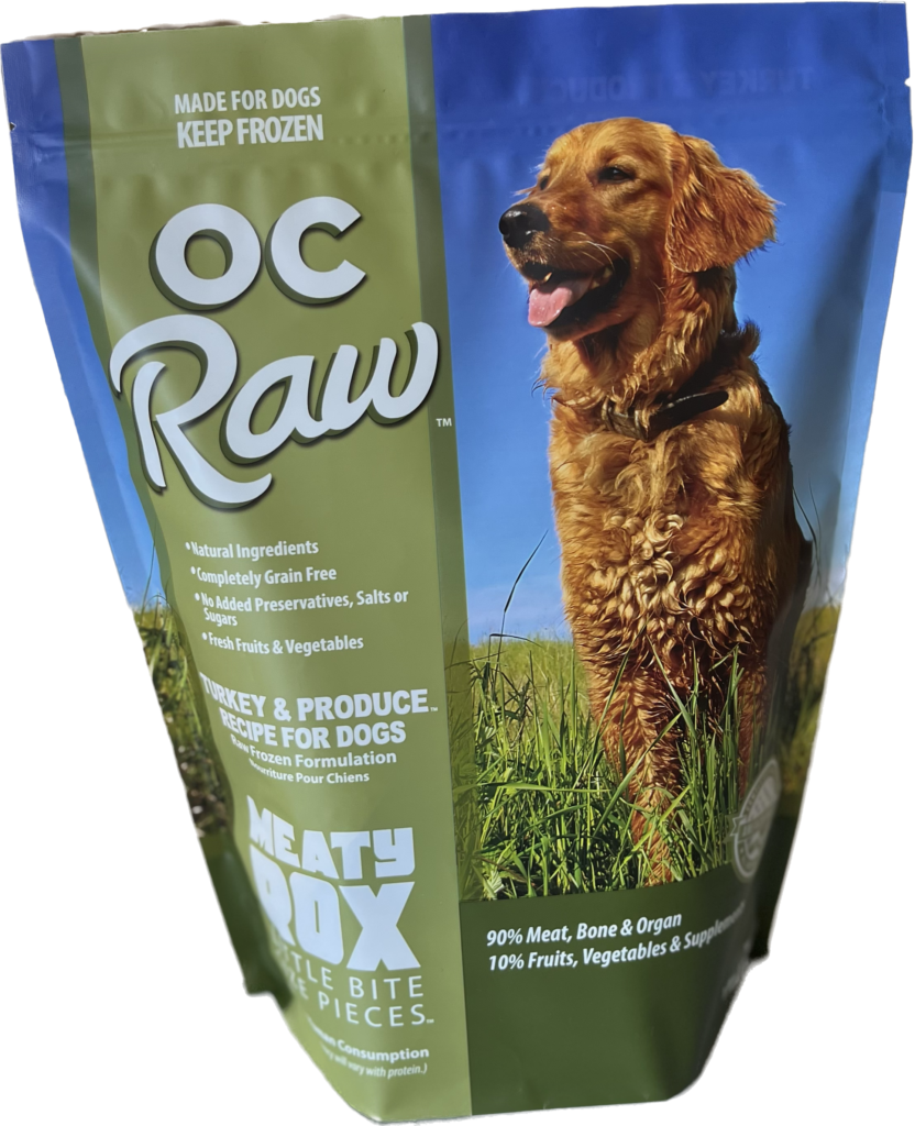 Turkey & Produce – OC Raw Dog